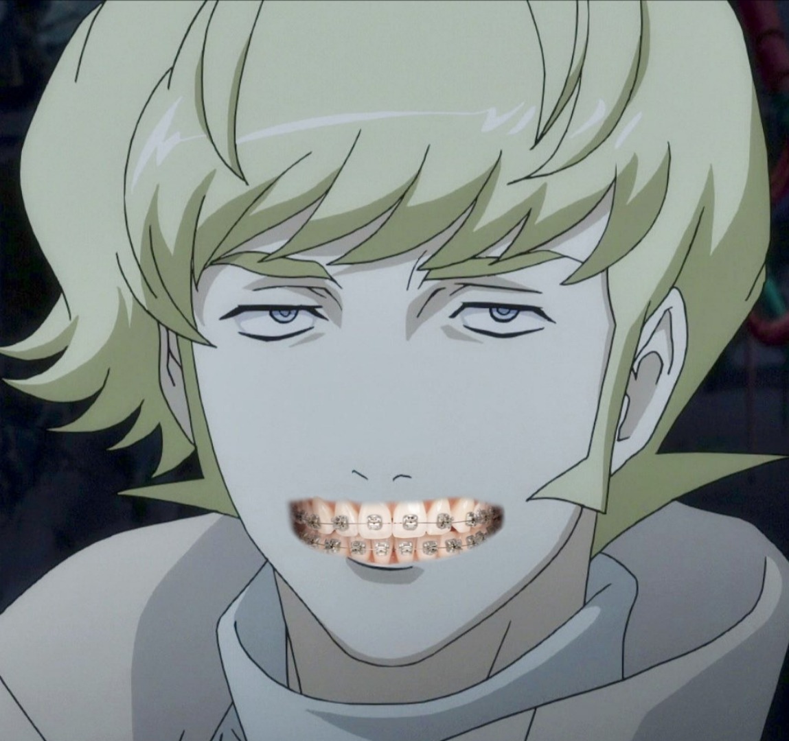 Why do anime characters usually have no individual teeth? Instead ...
