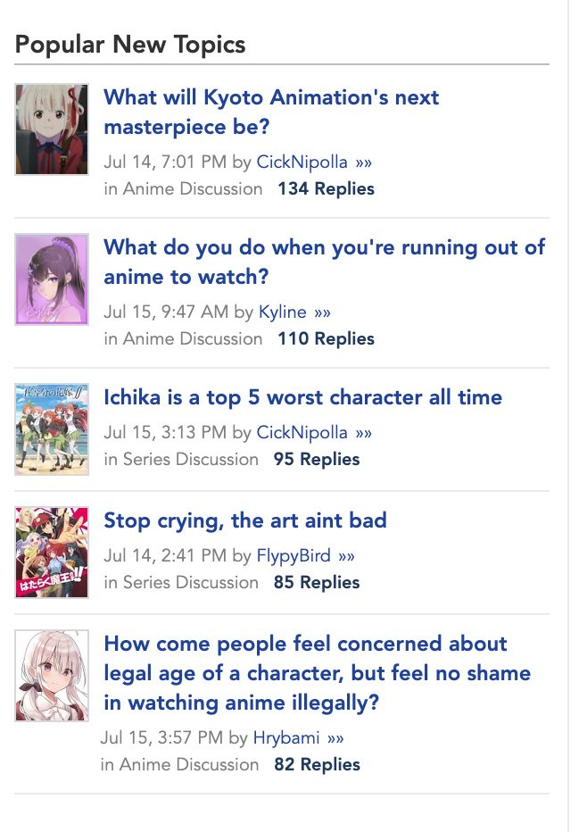 Maybe I am the King of Anime Discussion? - Forums - MyAnimeList.net