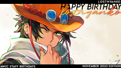 [CLOSED] 🎴 Staff Birthdays: November Edition SE - Forums - MyAnimeList.net